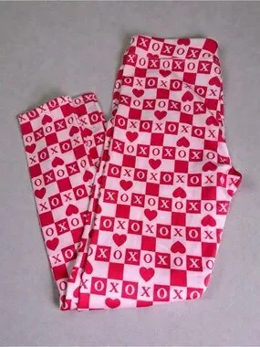 Serra | Intimates & Sleepwear | Serra Pink Red Xox Heart Print Pajama ...